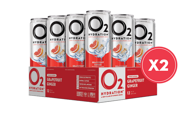 O2 Oxygenated Sport Recovery Drink - Grapefruit Ginger | Again Faster