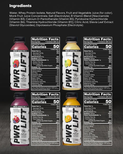 PWR LIFT Protein Infused Water 12 Pack